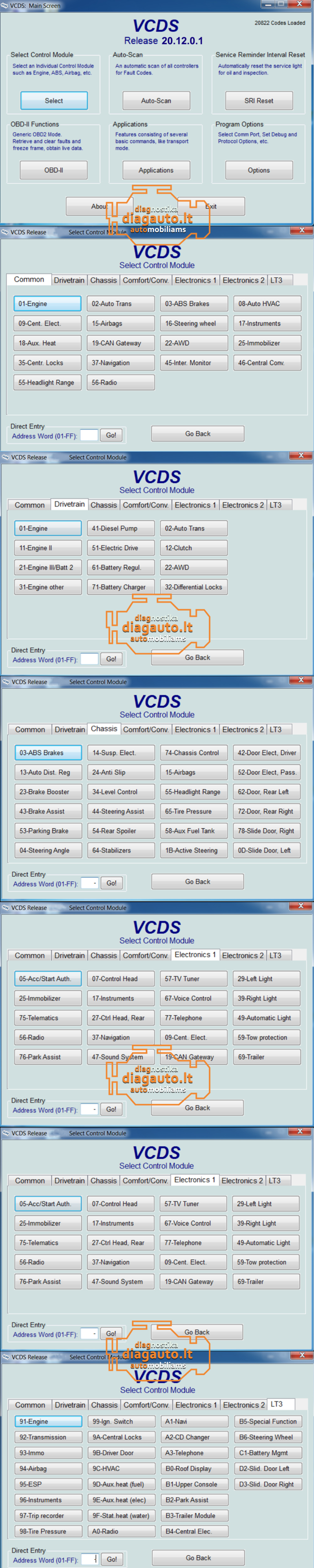 Ross-tech HEX-V2 VCDS PRO UNLIMITED diagnostikos įranga