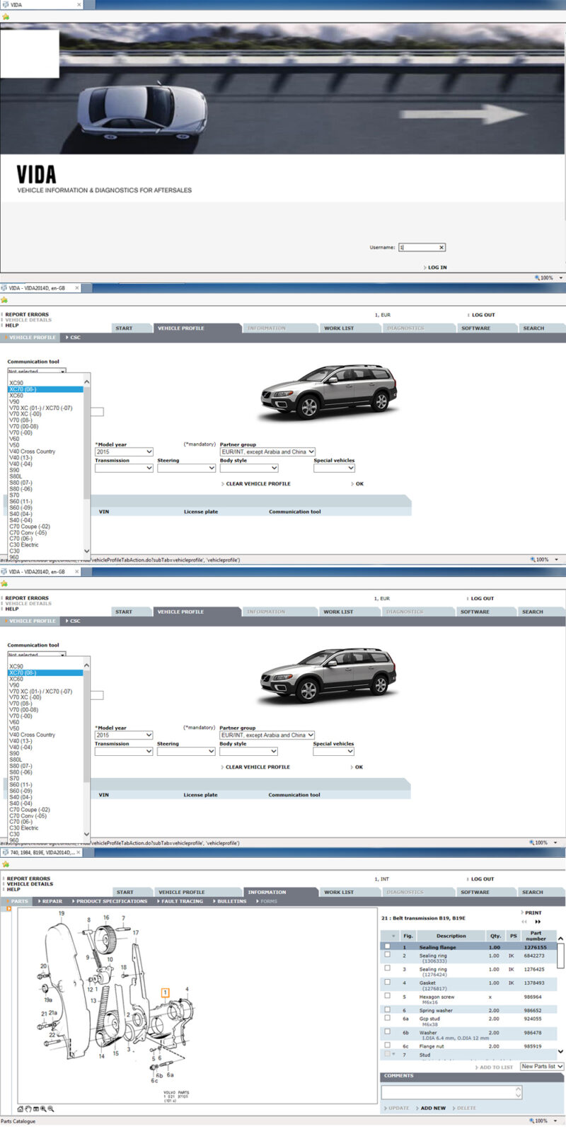 VOLVO VIDA DICE 2014D profesionali diagnostika ir programavimas